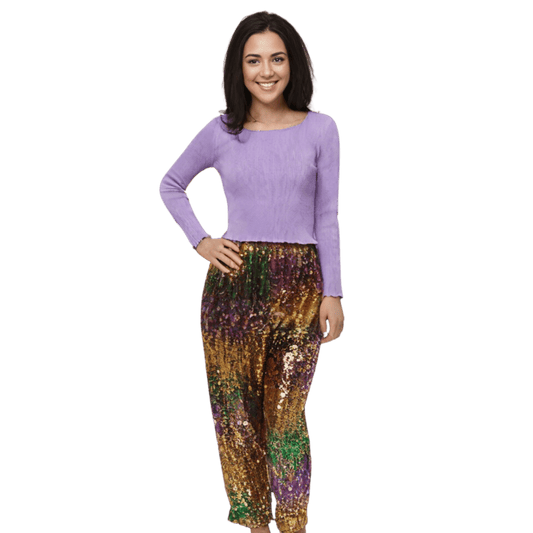Mardi Gras Pants | Joggers, Sequin & Festive Styles - Mardi Gras Apparel